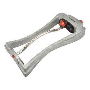 RainWave Oscillating Metal Sprinkler 19 Jets 17"x8.5"x3"H