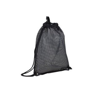 Eastport Lightweight Cinch Top Mesh Sling Bag Piped Side Edge Polyester ...