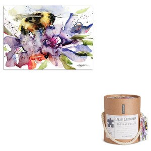 Demdaco Dean Crouser 120 Piece Nectar Bumblebee 8x10, Puzzle In Gift Box
