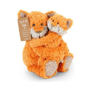 Demdaco You & Me Hugs Magnetic Mom & Baby Plush Fox, Orange, Polyester ...
