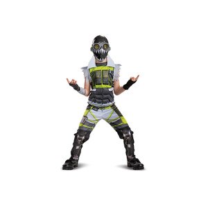 Disguise Apex Legends Octane Deluxe Child Costume, Jumpsuit, Mask ...
