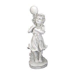 Design Toscano Jessie And Her Balloon Statue Polyresin 7"x7"x20.5"H